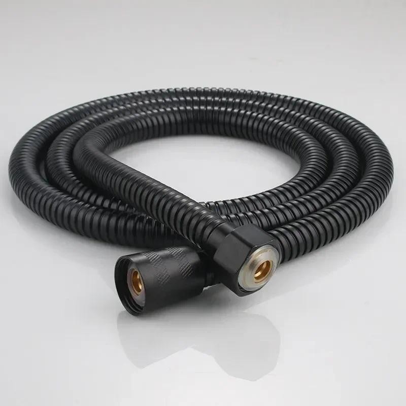 Jual Accessories Water Hose Shower Black Garden Hoses SUS304 Pipe Pull ...