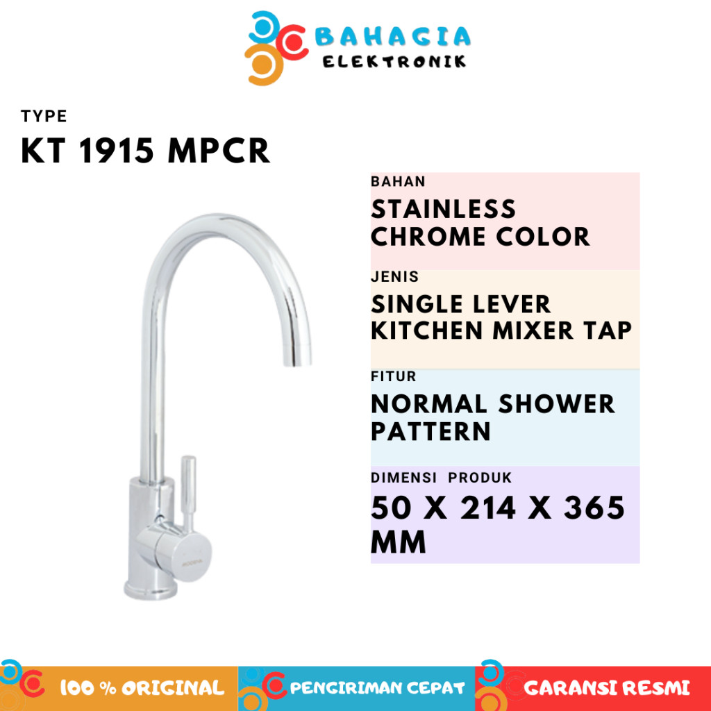 Jual Modena KT 1915 MPCR - keran air sink pencuci piring | Shopee Indonesia