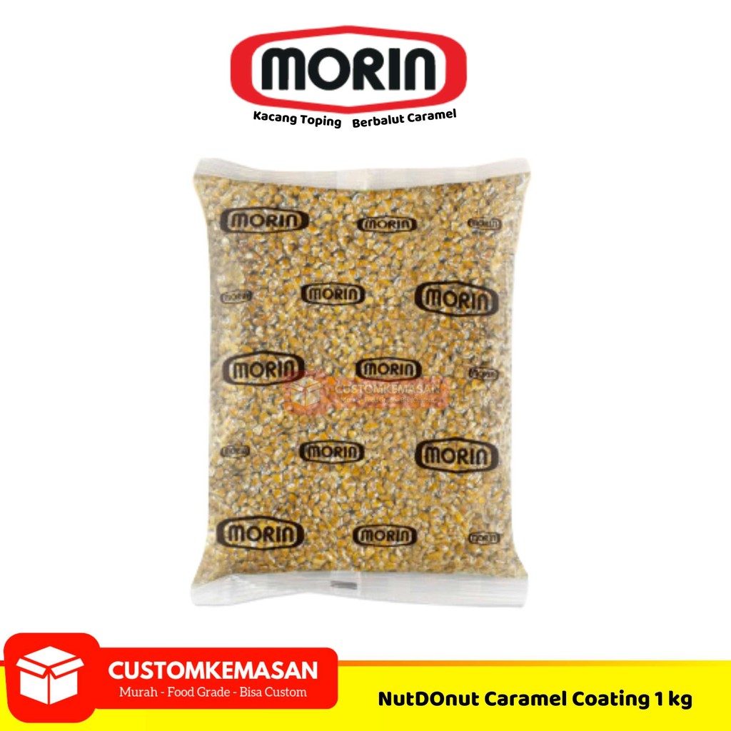 Jual Morin Nut Donut Coating Caramel 1kg / Kacang Cincang Coating ...
