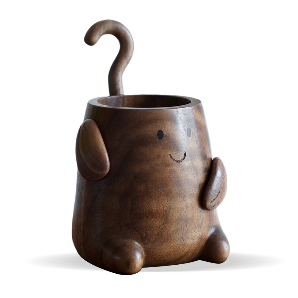 Jual Wooden Cute Pencil Holder Multi Purpose Stationery Pencil ...