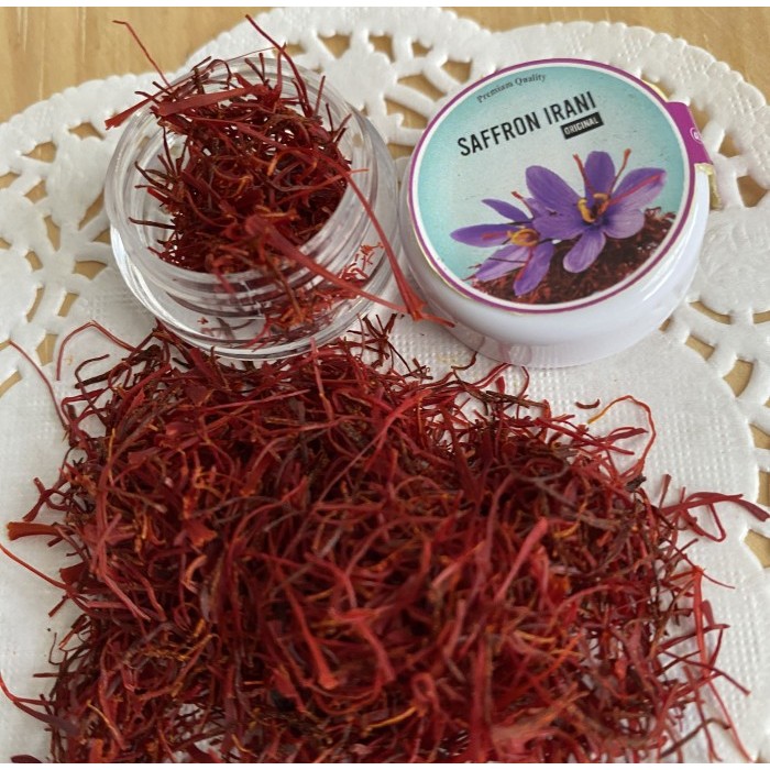 Jual Saffron Iran Safron Irani Original Sapron Asli Premium 1g | Shopee ...