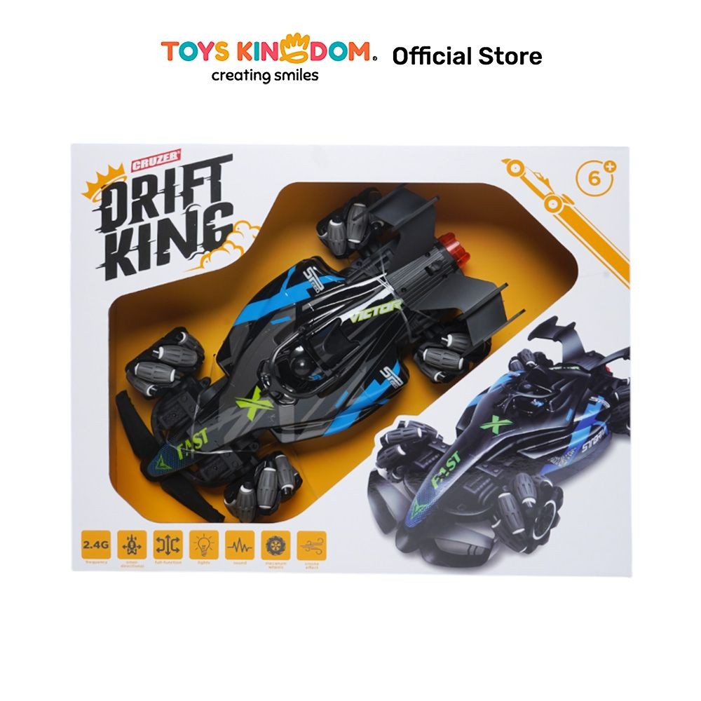 Jual Toys Kingdom Cruzer Drift King Formula Remote Control - Hitam Toys ...