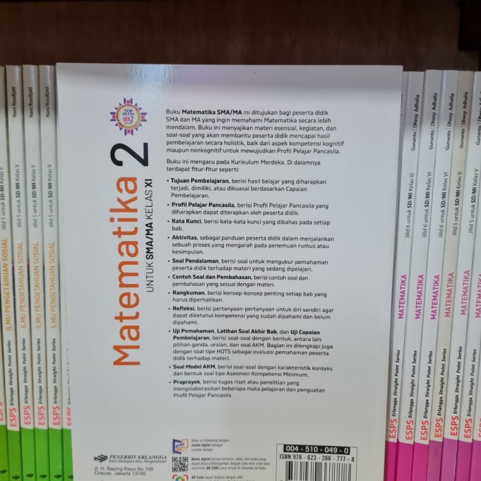 Jual OBRAL Buku Matematika Kelas XI 11 SMA Kurikulum Merdeka Erlangga | Shopee Indonesia