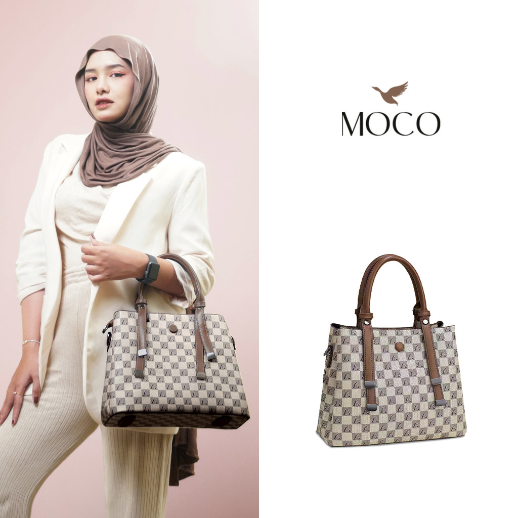 Jual 【Emily Bag】MOCO Fashion Tas Tangan dengan Pola Bunga Sentuhan Elegan 713 | Shopee Indonesia