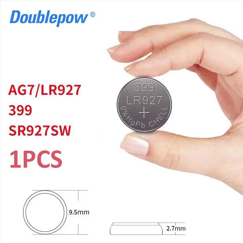 Jual Baterai Kancing AG7 LR927 399 SR927SW 1.5V Doublepow 1 PCS ...