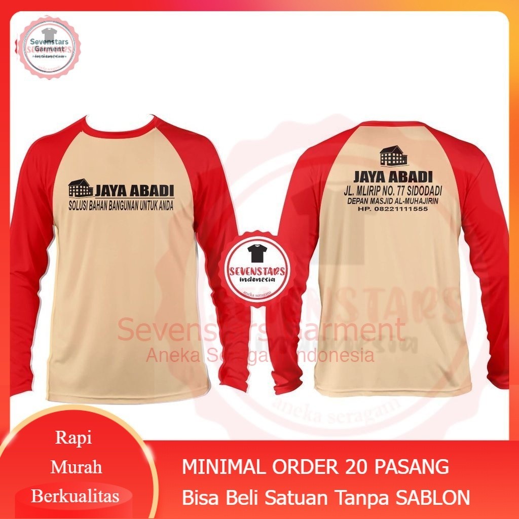 Jual kaos promosi persen toko harga sudah termasuk sablon | Shopee ...