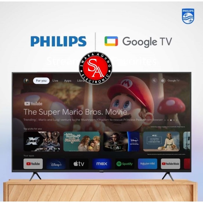 Jual Led UHD 4K Google TV 55 Inch Philips Type : 55PUT7029/70 ( MEDAN ...