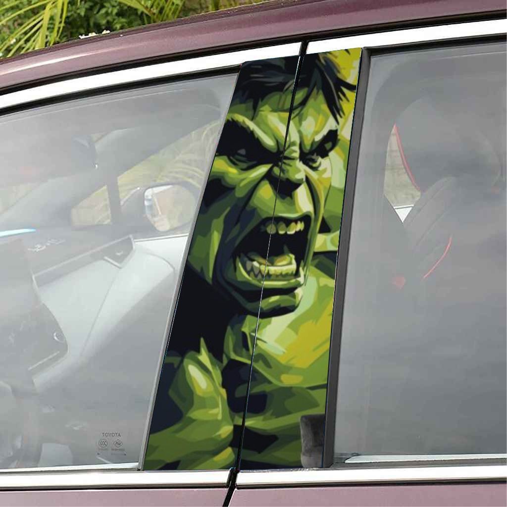Jual Stiker Mobil Pilar Kanan Kiri / Desain Motif Super Hero Stiker ...