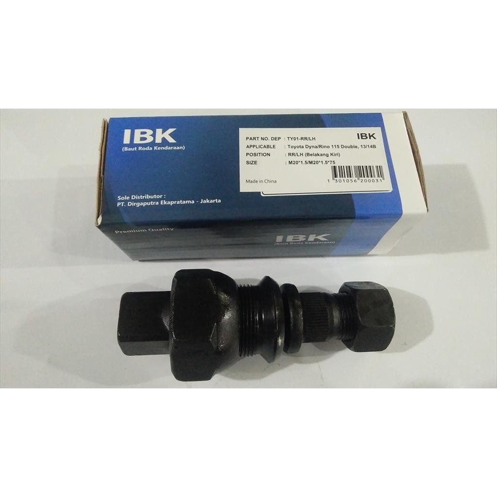 Jual Baut Roda Hub Bolt Truk Dutro Dyna HT Rino 14B Belakang Kiri IBK | Shopee Indonesia