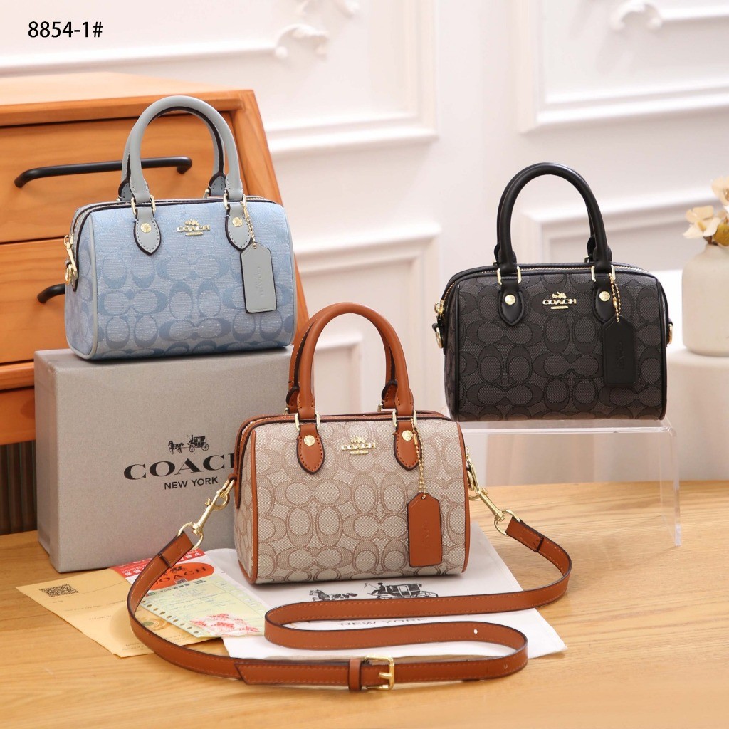 Jual JP CO 8854-1 Mini Speedy Bag in Signature Canvas HRA | Shopee ...