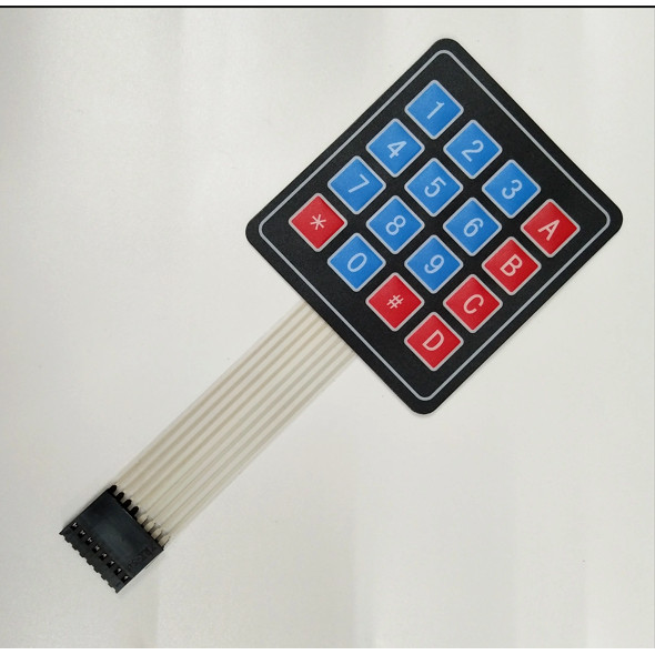 Jual KEYPAD 4X4 MATRIX ARRAY 16 KEY MEMBRANE MEMBRAN SWITCH KEYPAD-040 ...