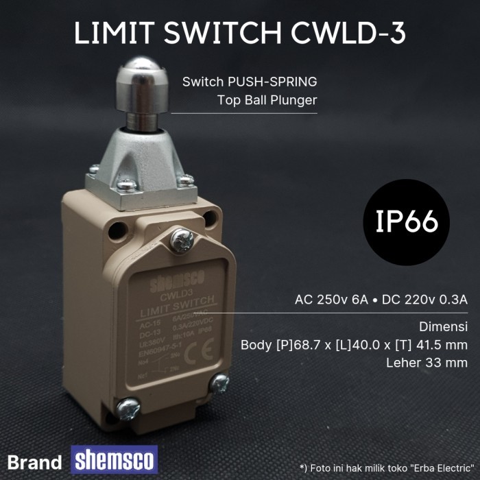 Jual MU99 CWLD3 2-Circuit Limit Switch WL Shemsco CNTD Setara WLD3 ...