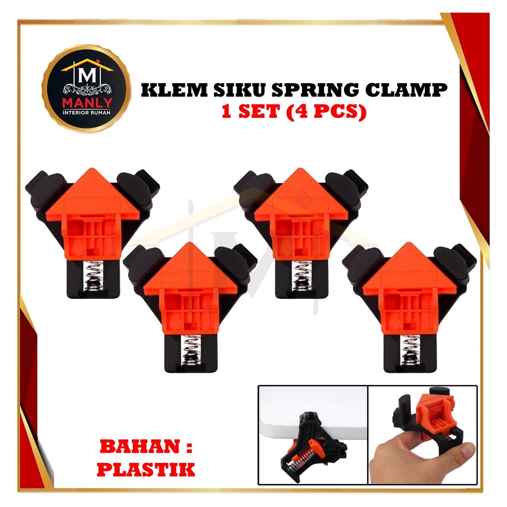 Jual 4pcs Corner Clamp Klem Sudut Siku Penjepit 90 Derajat Klem Siku ...