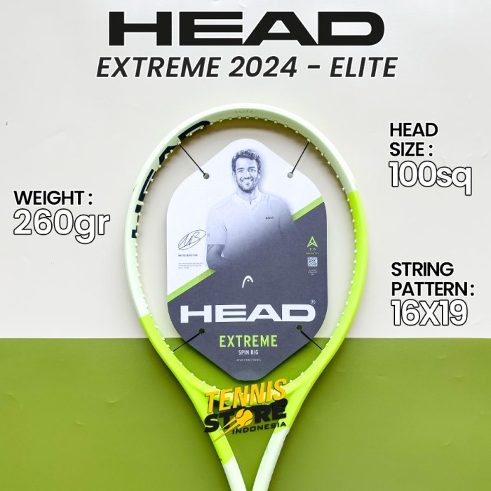 Jual Raket Tenis HEAD Auxetic 2.0 EXTREME 2024 ELITE 100sq / 260gr ...