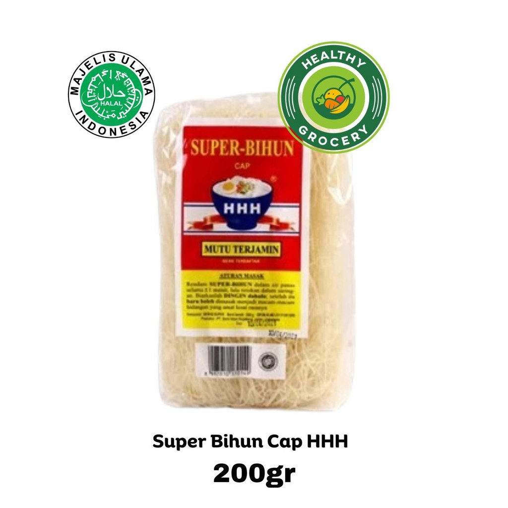 Jual Super Bihun Cap HHH 200gr HALAL | Shopee Indonesia