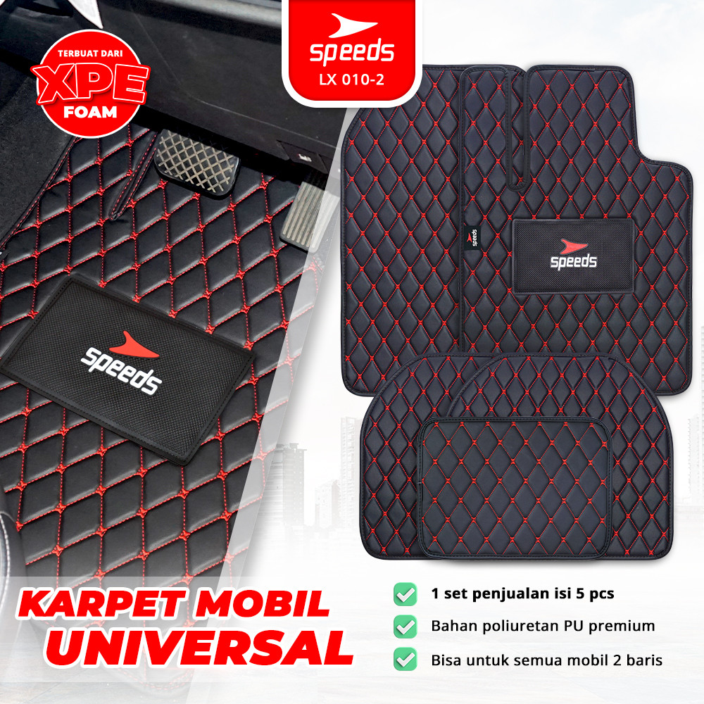 Jual SPEEDS Carmat Car Mats Karpet Mobil 5pcs Waterproof Karpet Mobil ...