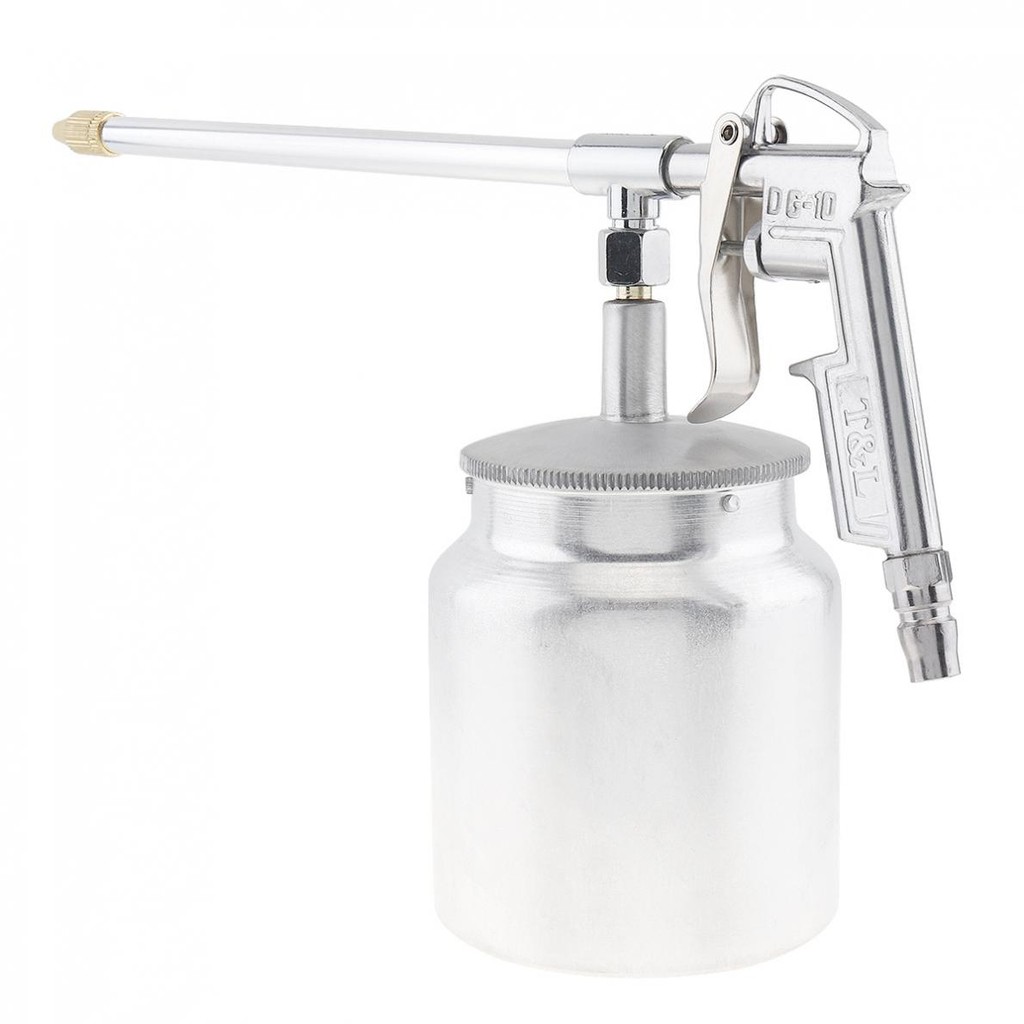 Jual 1-5pcs Easy operate Silver Pot Type Pneumatic Spray Gun with 6mm ...