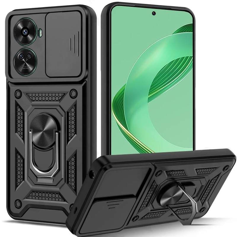Jual Shockproof Heavy Hard Case dengan Metal Stand untuk Huawei Nova 12 ...