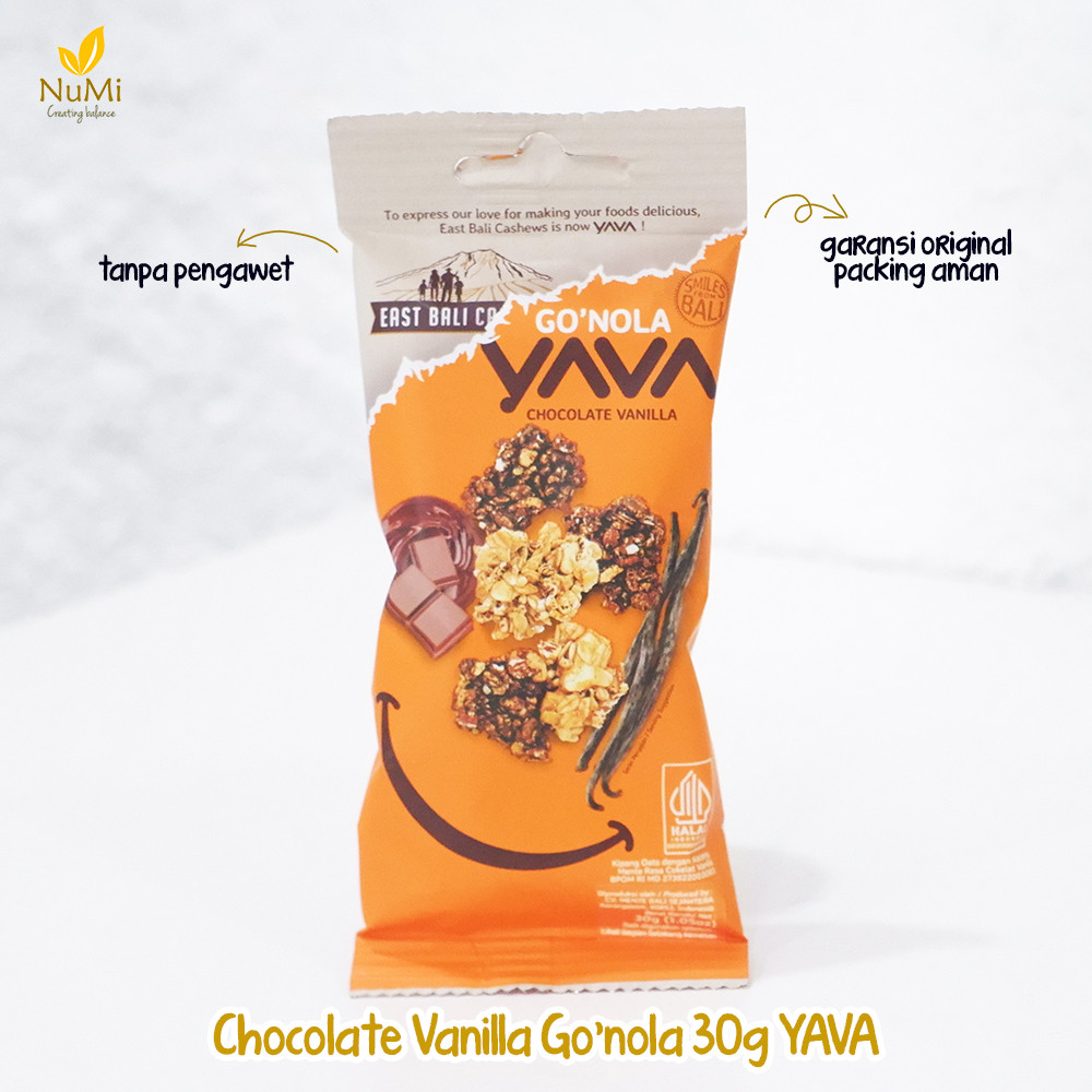 Jual 30G Chocolate Vanilla GoNola granola bites - YAVA | Shopee Indonesia