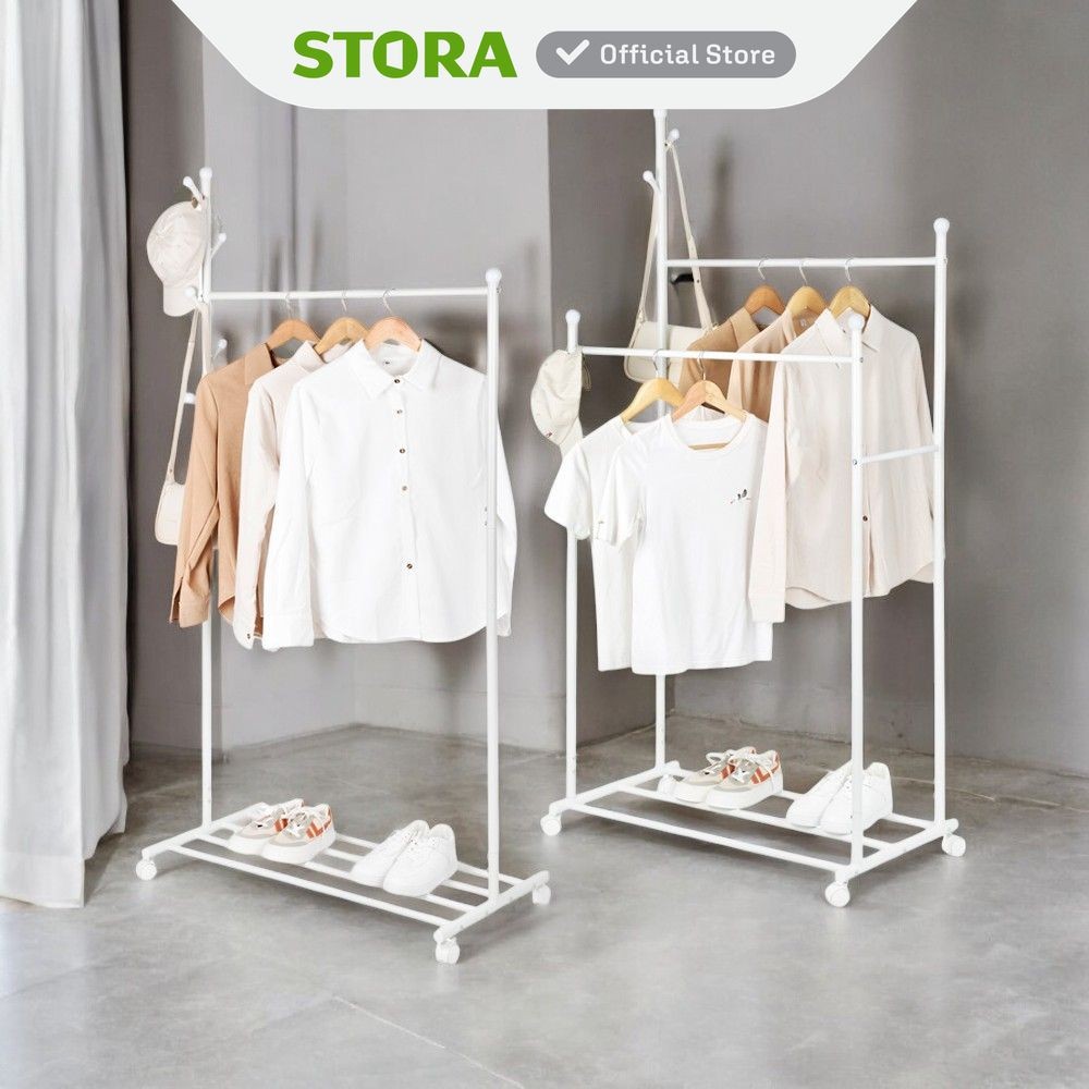 Jual Stora Gantungan Pakaian Dengan Rak Stand Hanger Gantungan Baju ...