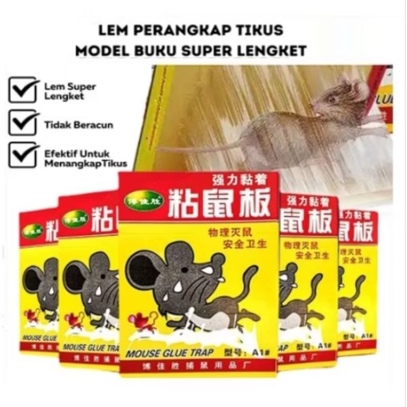 Jual Lem Tikus Obat Tikus Perangkap Tikus Kecoa Cicak Curut Serangga ...