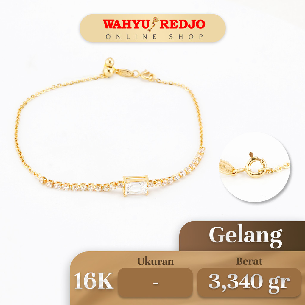 Jual Gelang Serut Emas Kadar 16K Wahyu Redjo GL-16K-26951815-PMR ...