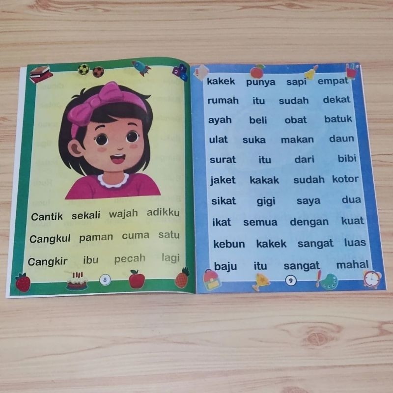 Jual Buku Belajar Membaca Lancar Membaca Jilid 2A A4 untuk PAUD TK dan ...