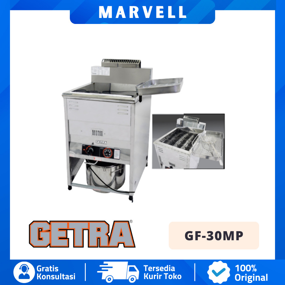 Jual DEEP FRYER GAS GETRA GF-30MP TABLE TOP GAS FRYER 30 LITER ASIAN ...