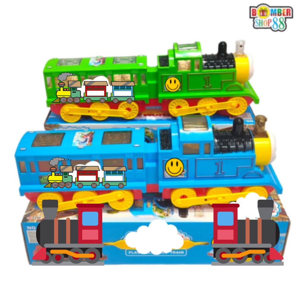 Jual MAINAN ANAK KERETA API GERBONG Bump n Go Kreta TRAIN BATERAI JALAN ...