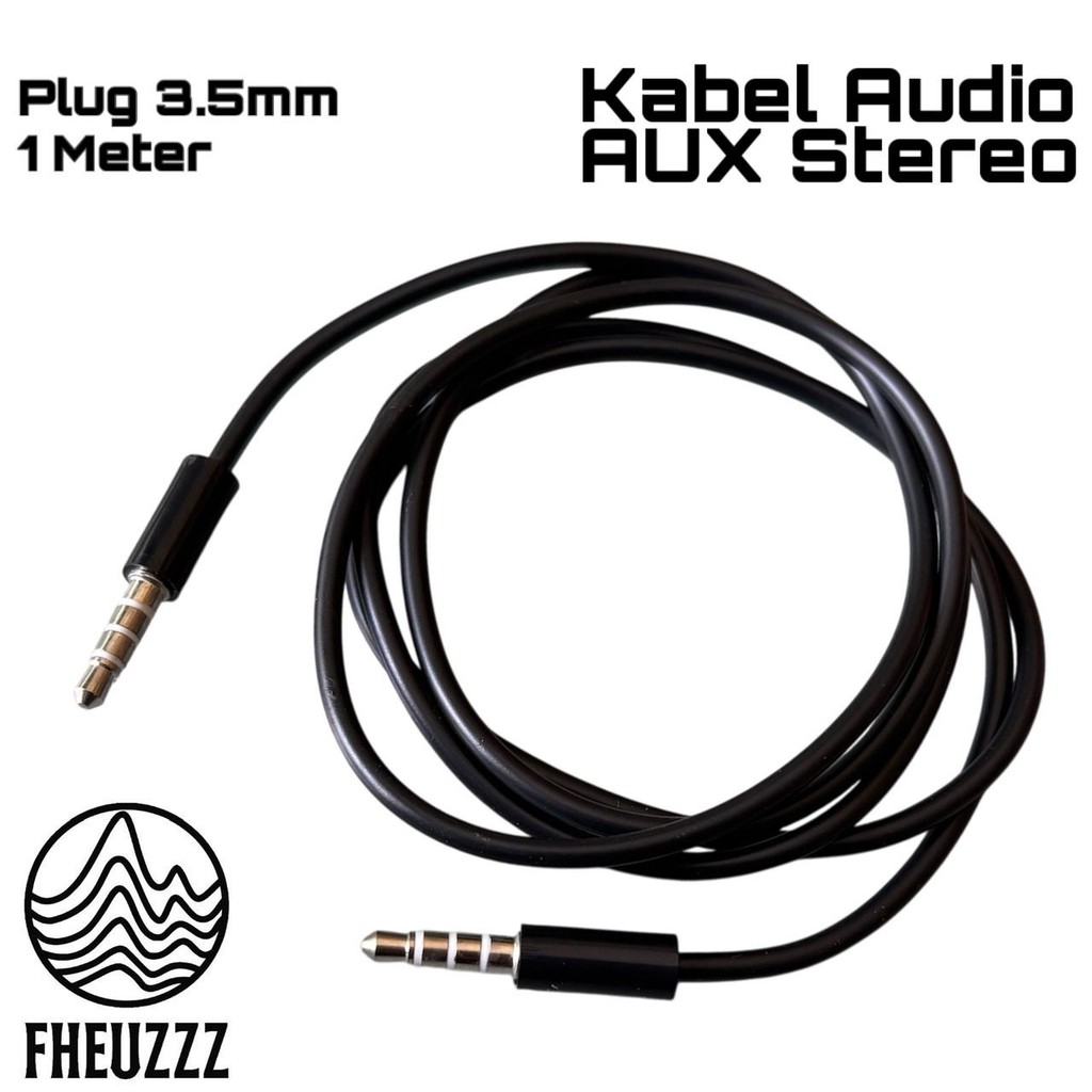 Jual Kabel Audio AUX Stereo 3.5mm HiFi 1 Meter | Shopee Indonesia