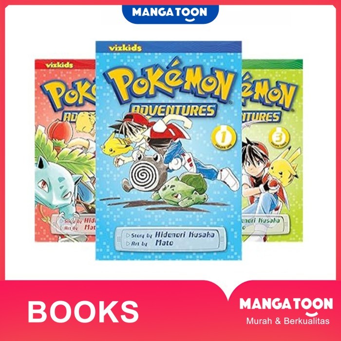 Jual Komik Pokemon Adventures (29 book series) (English) - MangaToon ...