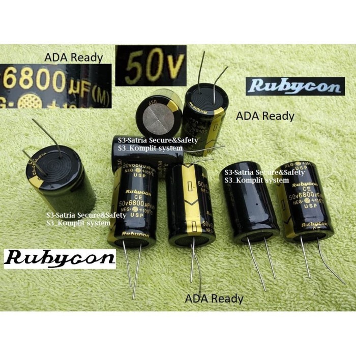 Jual Elco 6800uF 50V capasitor 6800 uf Electrolytic capacitor kapasitor | Shopee Indonesia