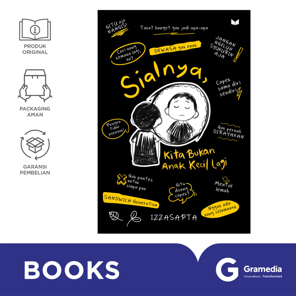 Jual Sialnya kita bukan anak kecil lagi (Izzasapta) | Shopee Indonesia