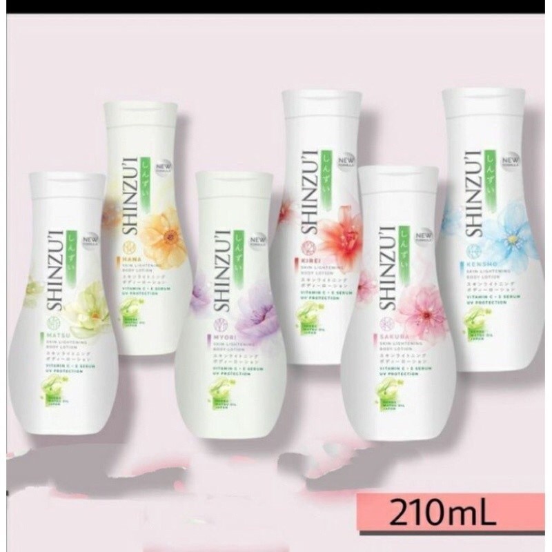 Jual Shinzui Skin Lightening Body Lotion 210ml Semua Varian / hand body ...