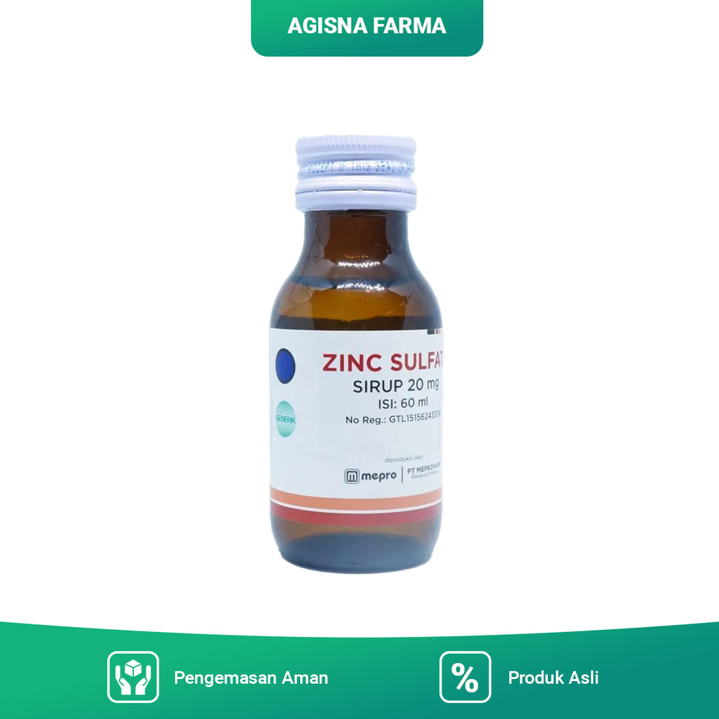 Jual Zinc syrup PT Mepro | Shopee Indonesia