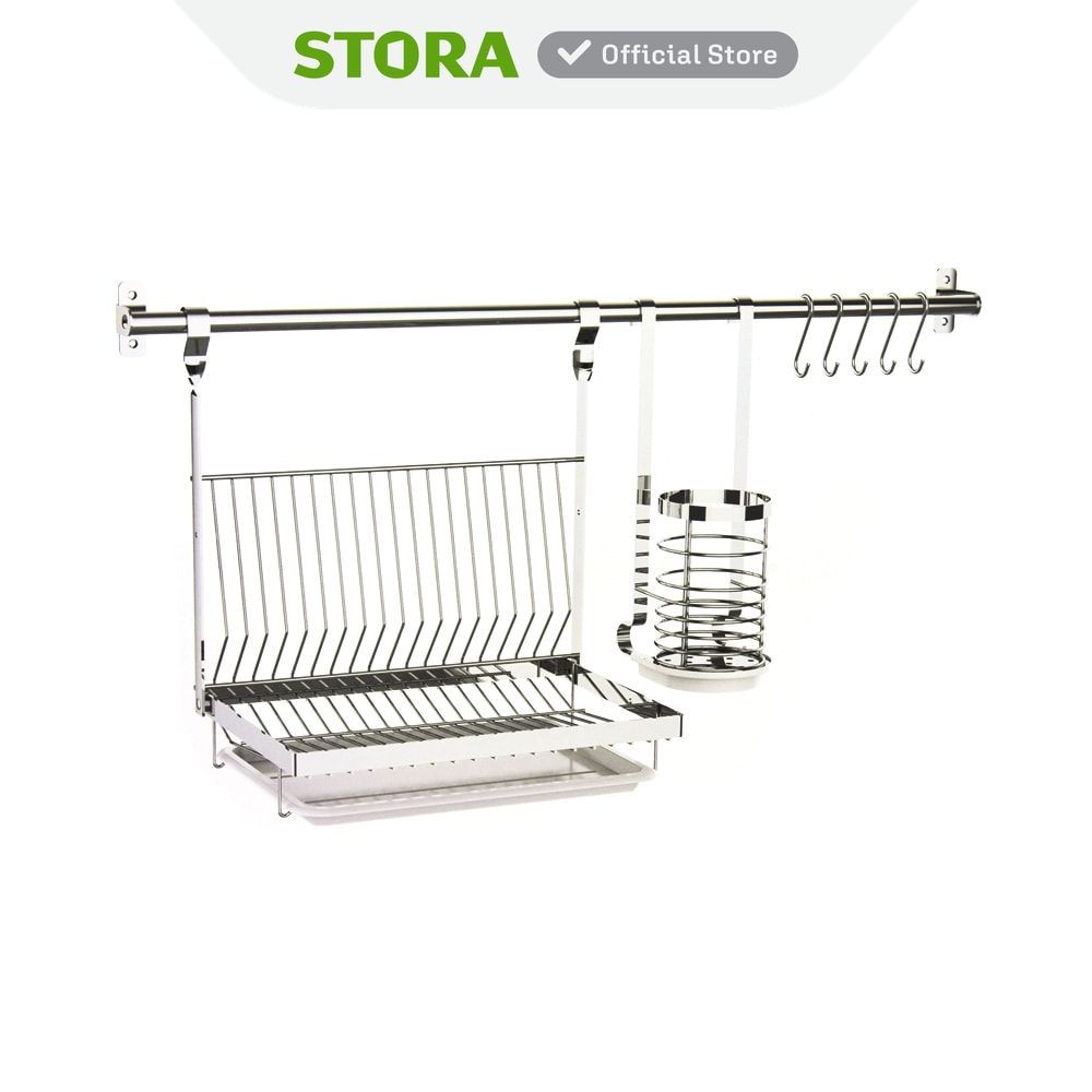 Jual Stora Krischef Rak Piring Gantung 60 cm - Silver Dish Racktempat ...