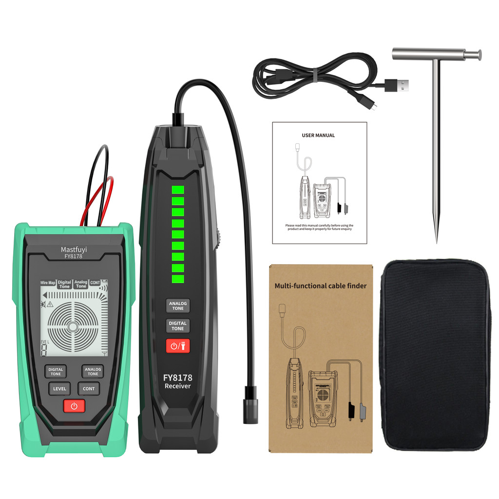 Jual MASTFUYI Professional Underground Line and Wall Wire Detector ...