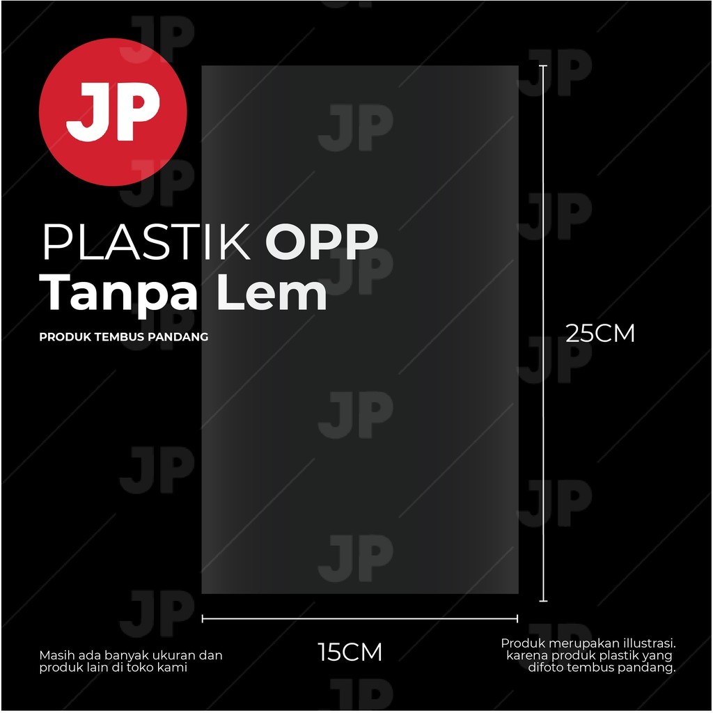 Jual Plastik OPP Kiloan Ukuran 15x25 Tanpa Lem untuk souvenir, packing ...