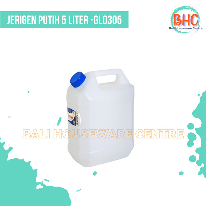 Jual JERIGEN PUTIH 5 LITER (SEGI) INDIGO | Shopee Indonesia