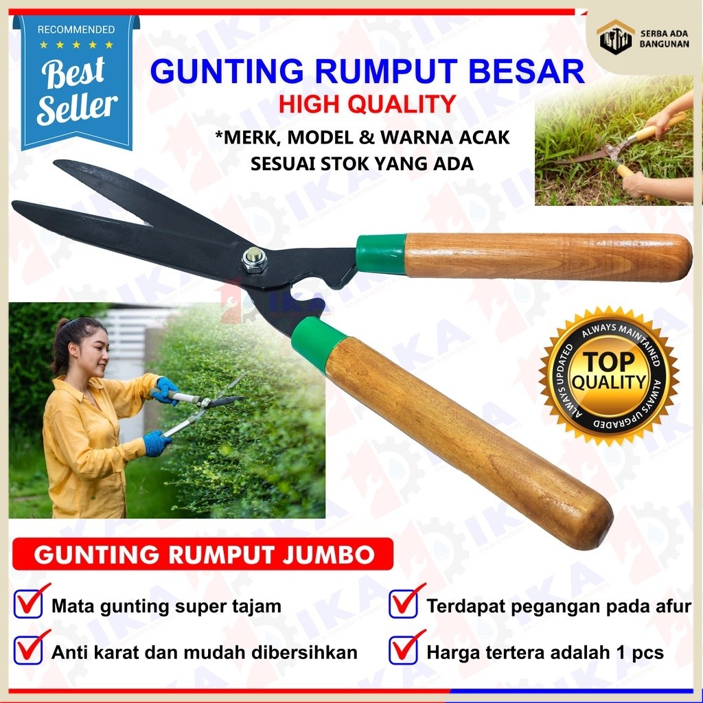 Jual SAB Gunting Rumput Gagang Kayu KENMASTER Taman Kebun Dahan Ranting ...