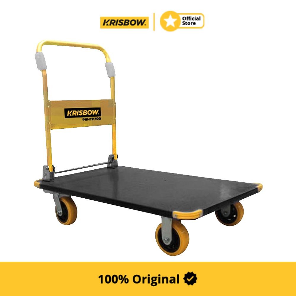 Jual Krisbow Platform Hand Troli Barang 700 Kg - Biru | Shopee Indonesia