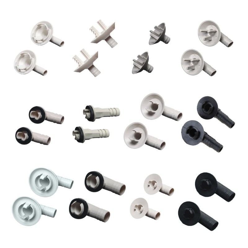 Jual 2pcs Air Conditioner Drain Outlet Connector Drain Pipe Elbow Tool ...