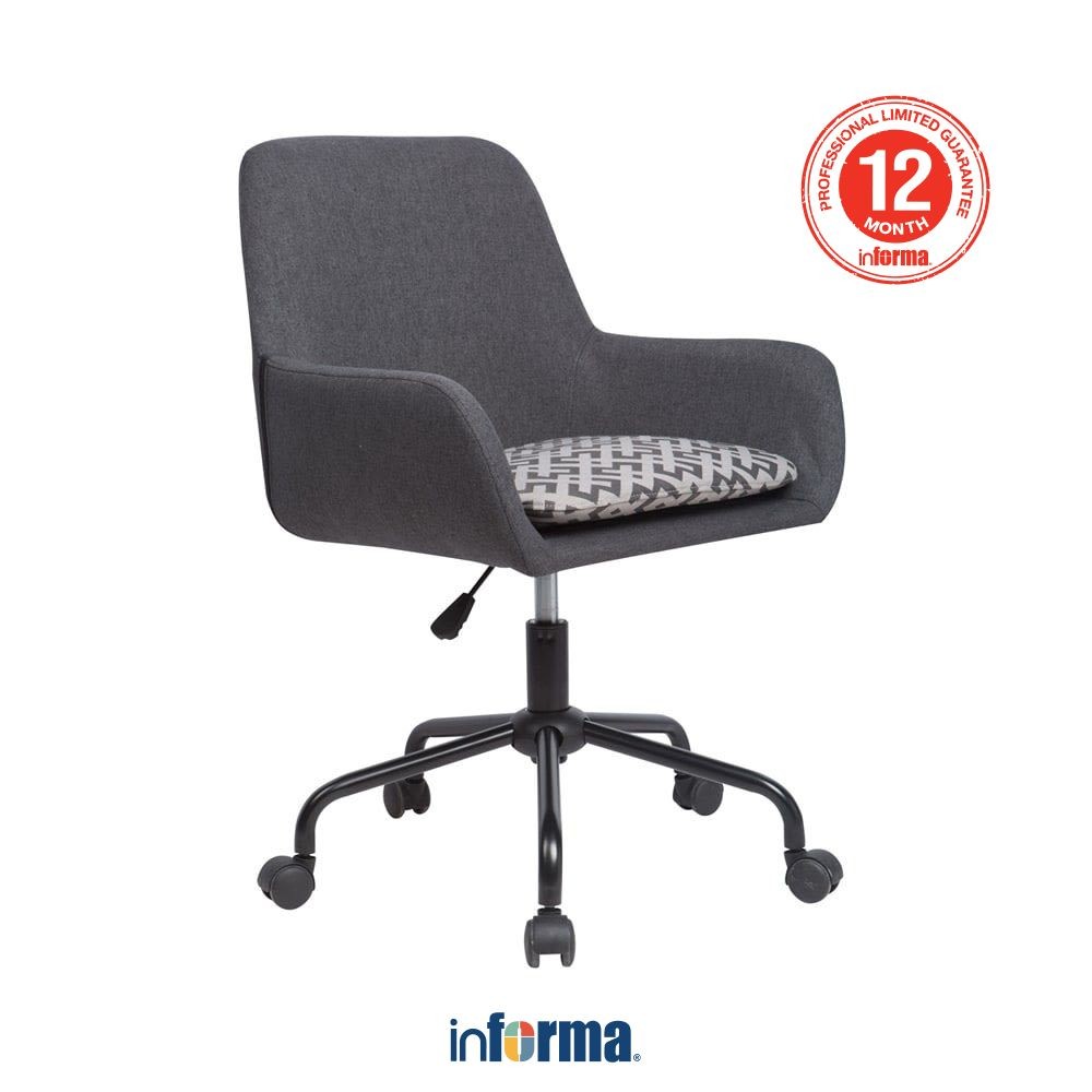 Jual Informa Fummo Kursi Kantor Sandaran Rendah - Abu-Abu Tempat Duduk ...
