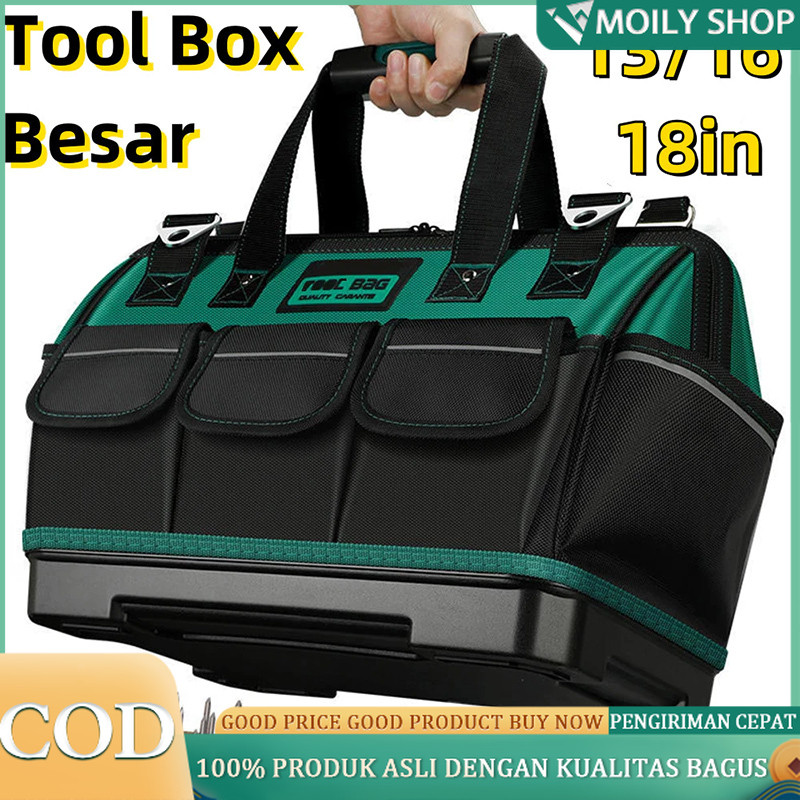 Jual Tool Bags/Tas Perkakas 13/16/18 inch Bahan Kain Oxford Multifungs ...