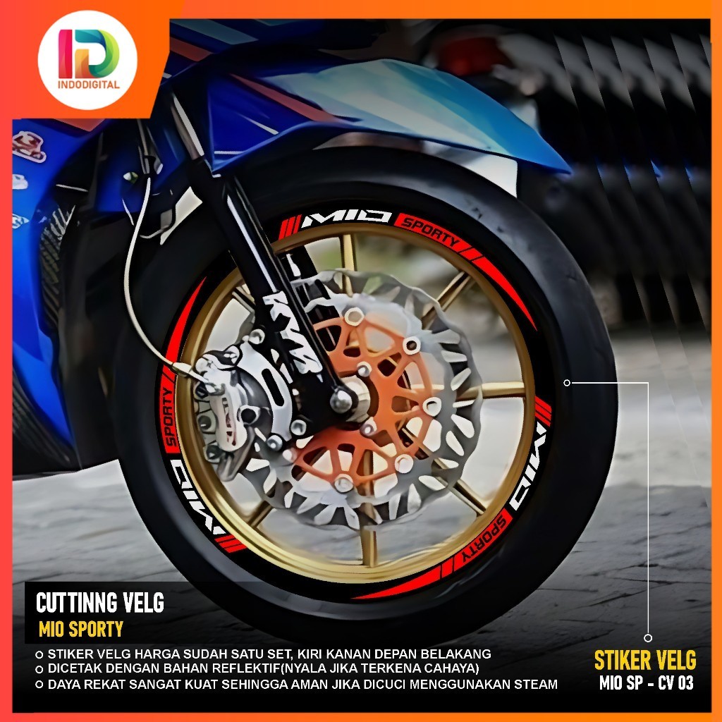 Jual Stiker Cutting Velg Mio Sporty kode-03 2003 2004 2005 2006 2007 ...