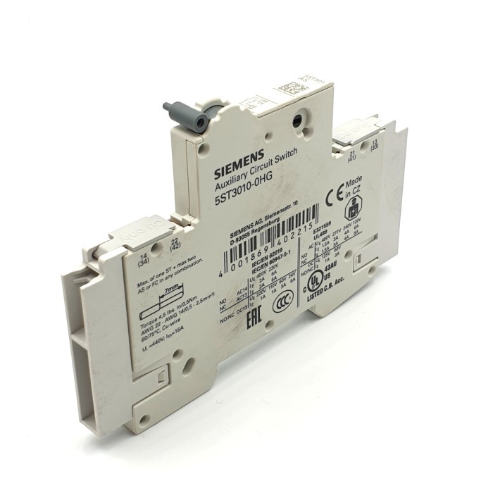 Jual LLB99 Siemens 5ST3010-OHG 1NO 1NC Auxiliary Circuit Switch ...