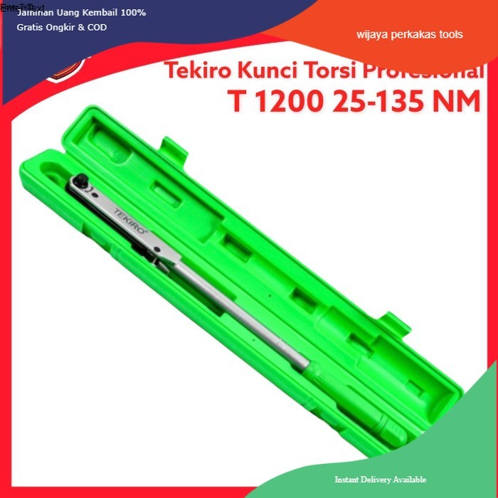 Jual Tekiro T1200 Kunci Torsi Momen 1/2 Inch Torque Wrench T1200 Tekiro | Shopee Indonesia