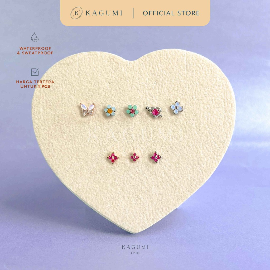 Jual [Harga 1 Pcs] KAGUMI Spin - Magical Series | Piercing Tindik with ...