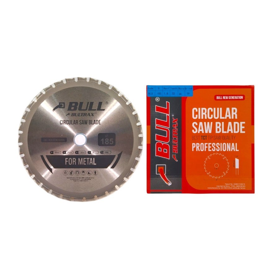 Jual BULL BULTRAX Circular Saw Blade for Metal 185mm GERGAJI BESI DAN ...
