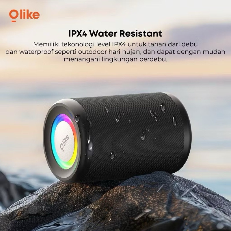 Jual OLike SF-9 Speaker Bluetooth Super Bass RGB Light Waterproof IPX4 ...